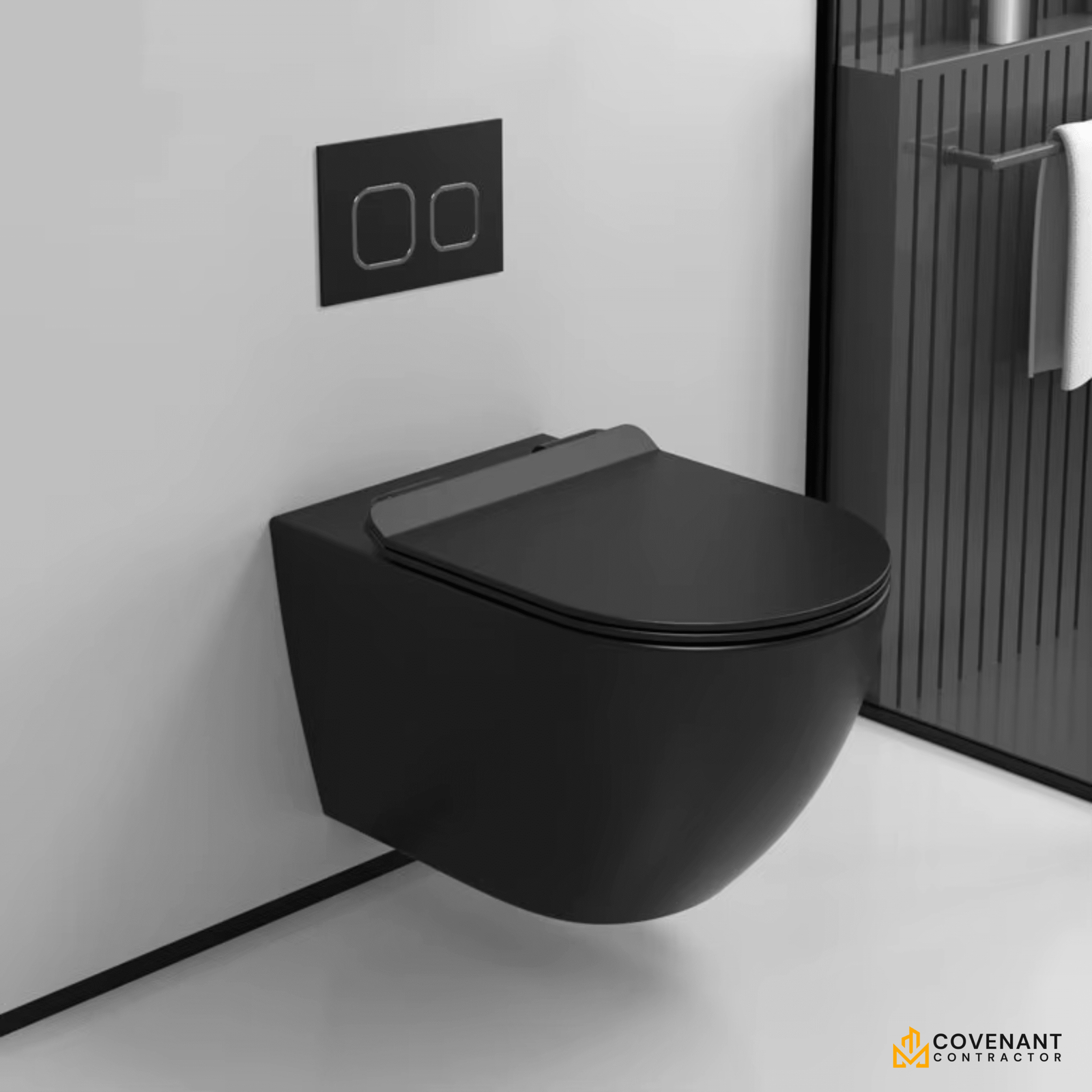 European-Style Wall-Hung Rimless Toilet - Covenant Contractor